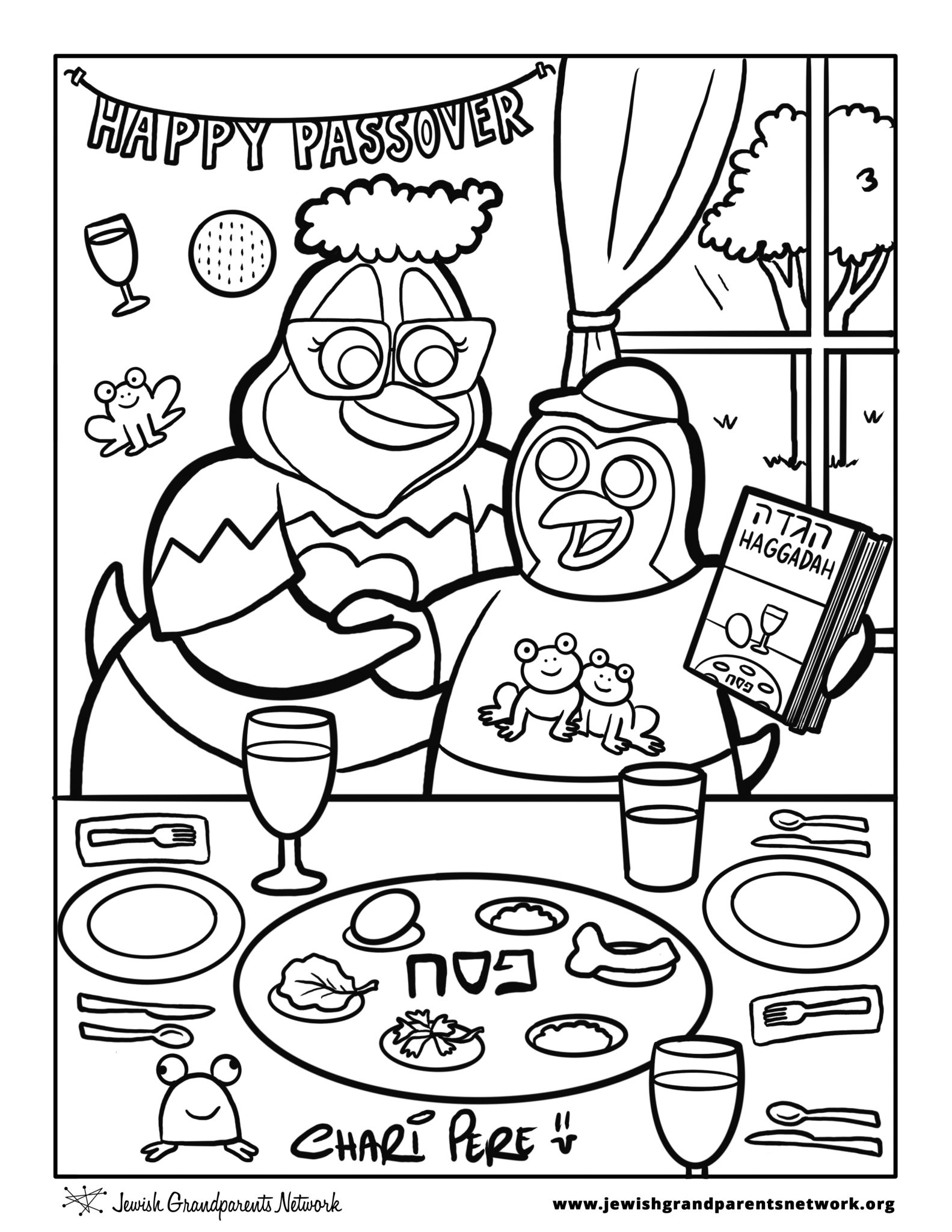 Coloring and Activity Pages | Jewish Grandparents Network