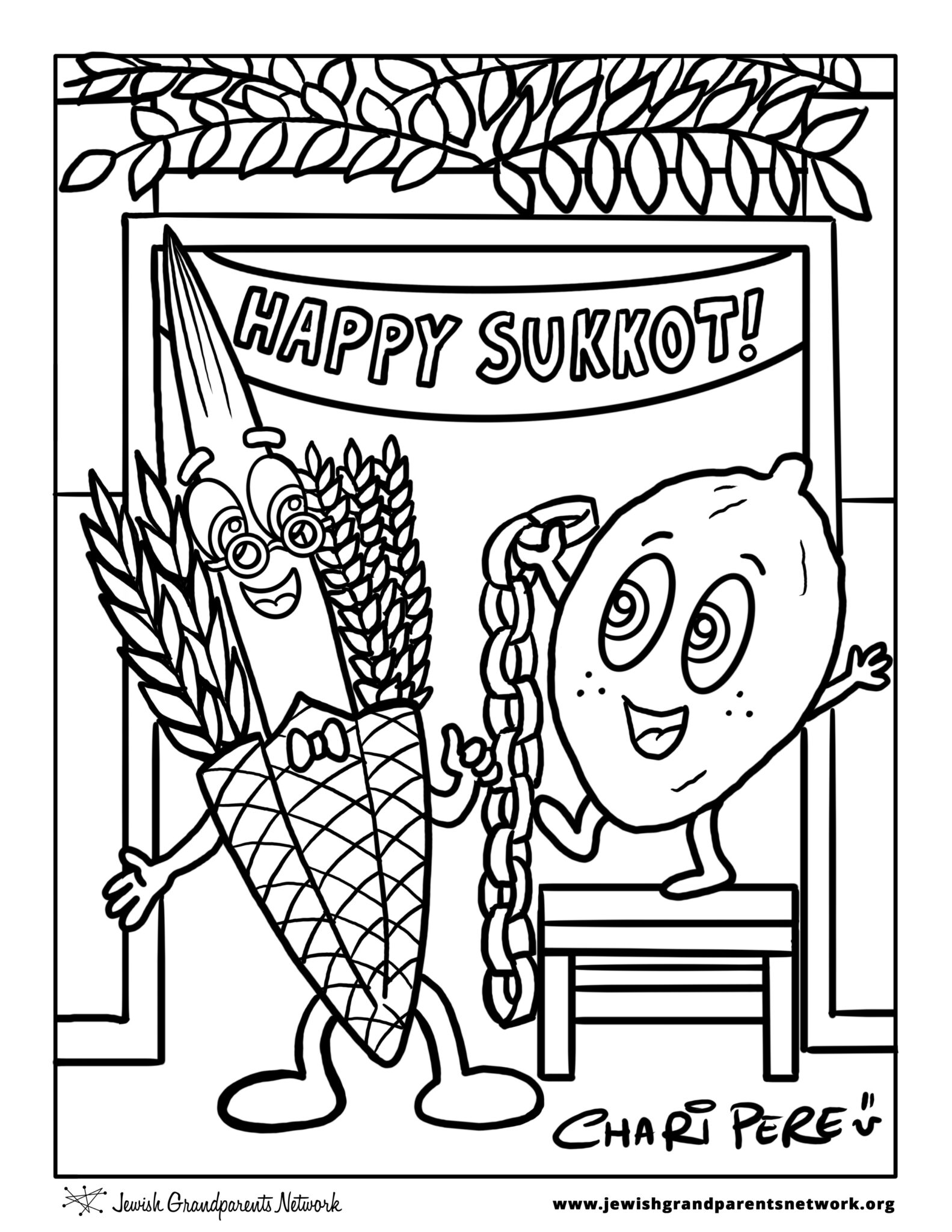 Coloring and Activity Pages | Jewish Grandparents Network