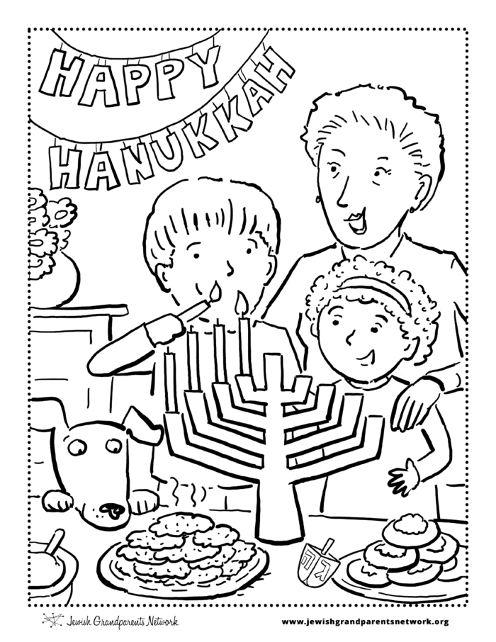 Coloring and Activity Pages | Jewish Grandparents Network
