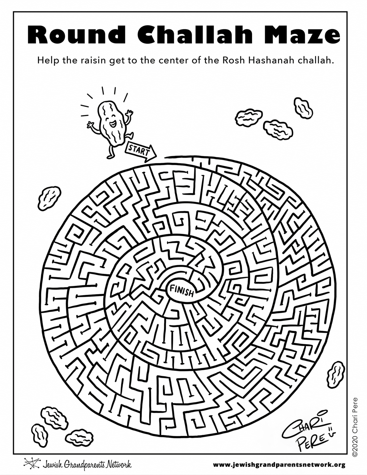 Coloring and Activity Pages | Jewish Grandparents Network